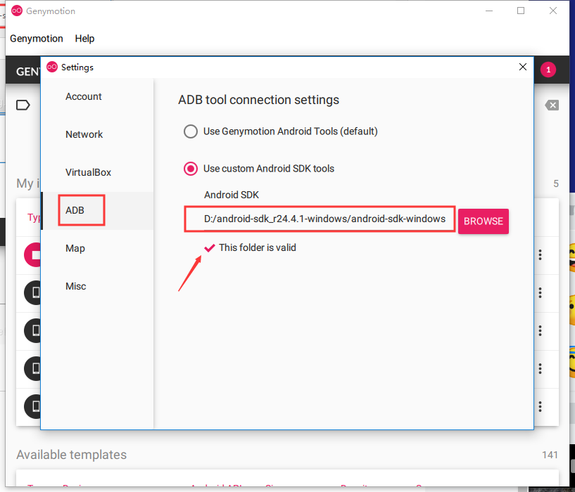 python+appium+genymotion 运行时报错Could not find 'adb.exe' in PATH_pycharmcould not find adb.exe-CSDN博客