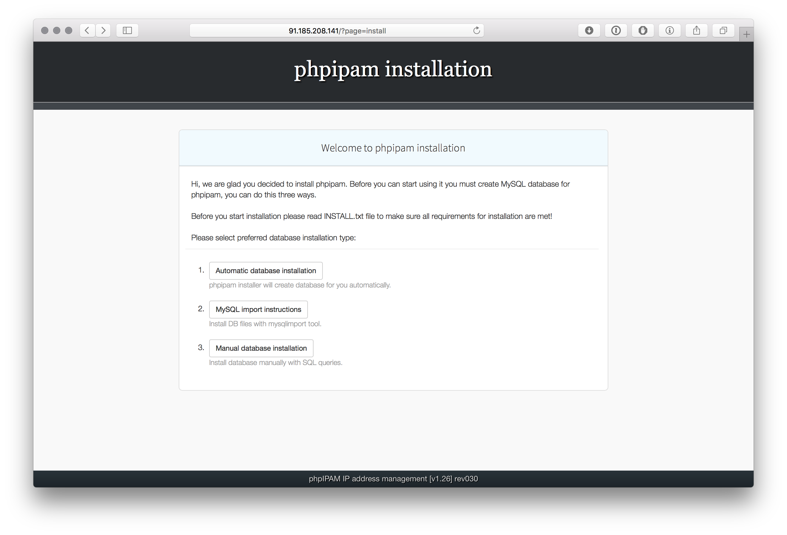 Centos 7 安装 phpipam_centos部署phpipam-CSDN博客