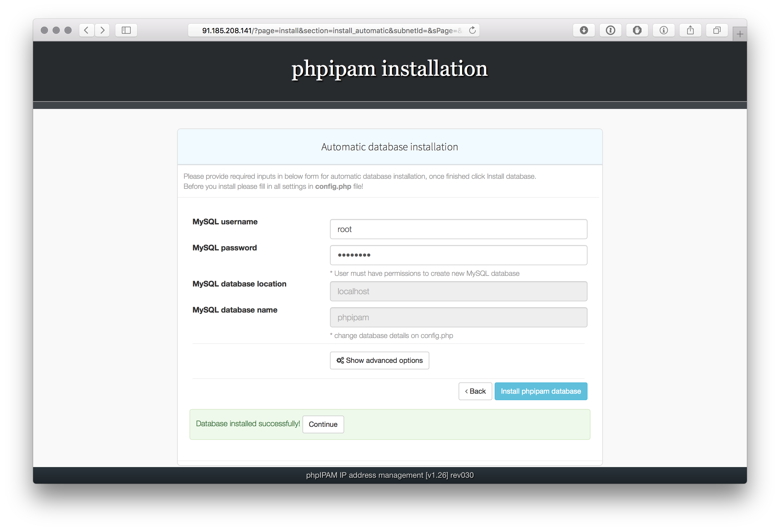 Centos 7 安装 phpipam_centos部署phpipam-CSDN博客