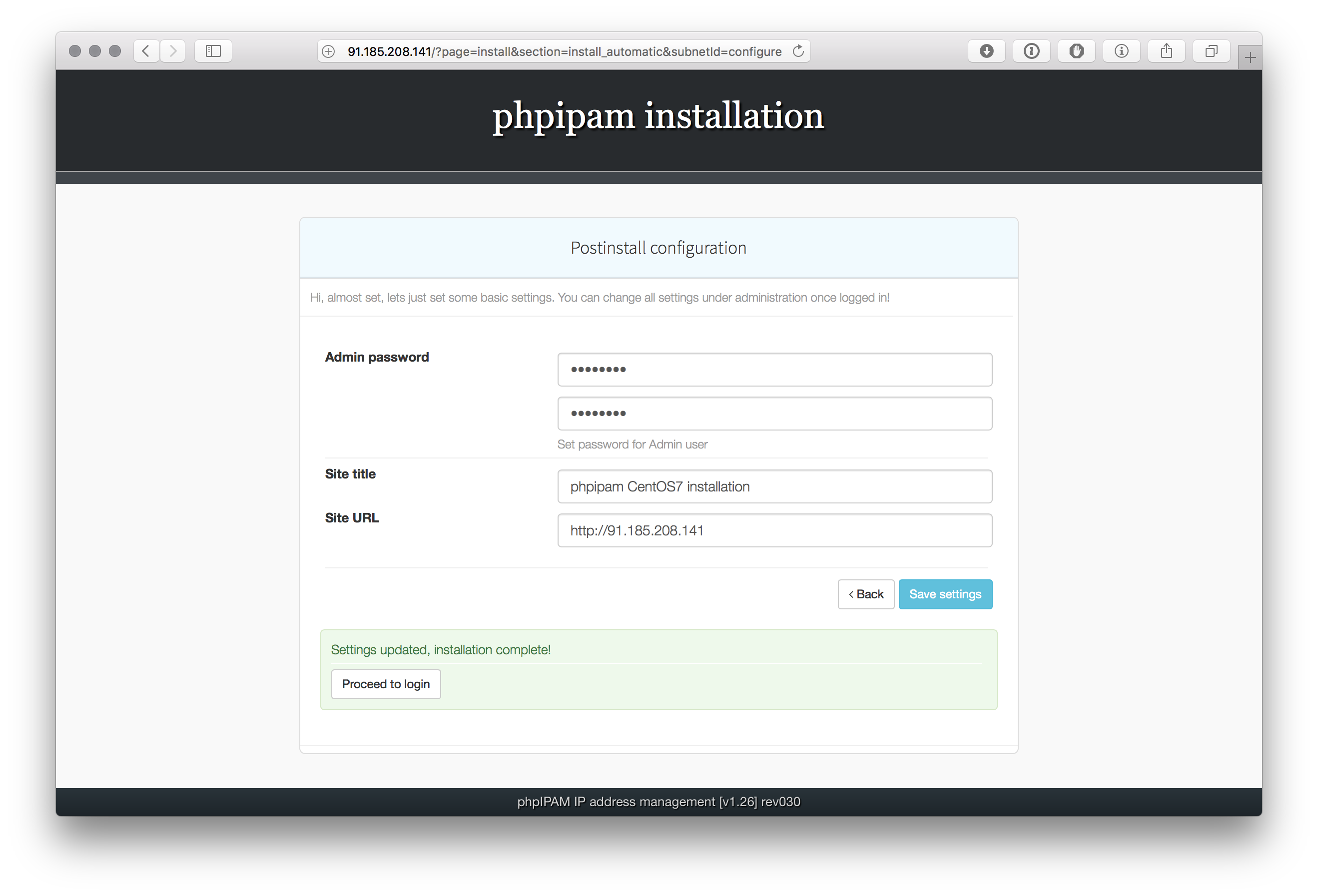 Centos 7 安装 phpipam_centos部署phpipam-CSDN博客