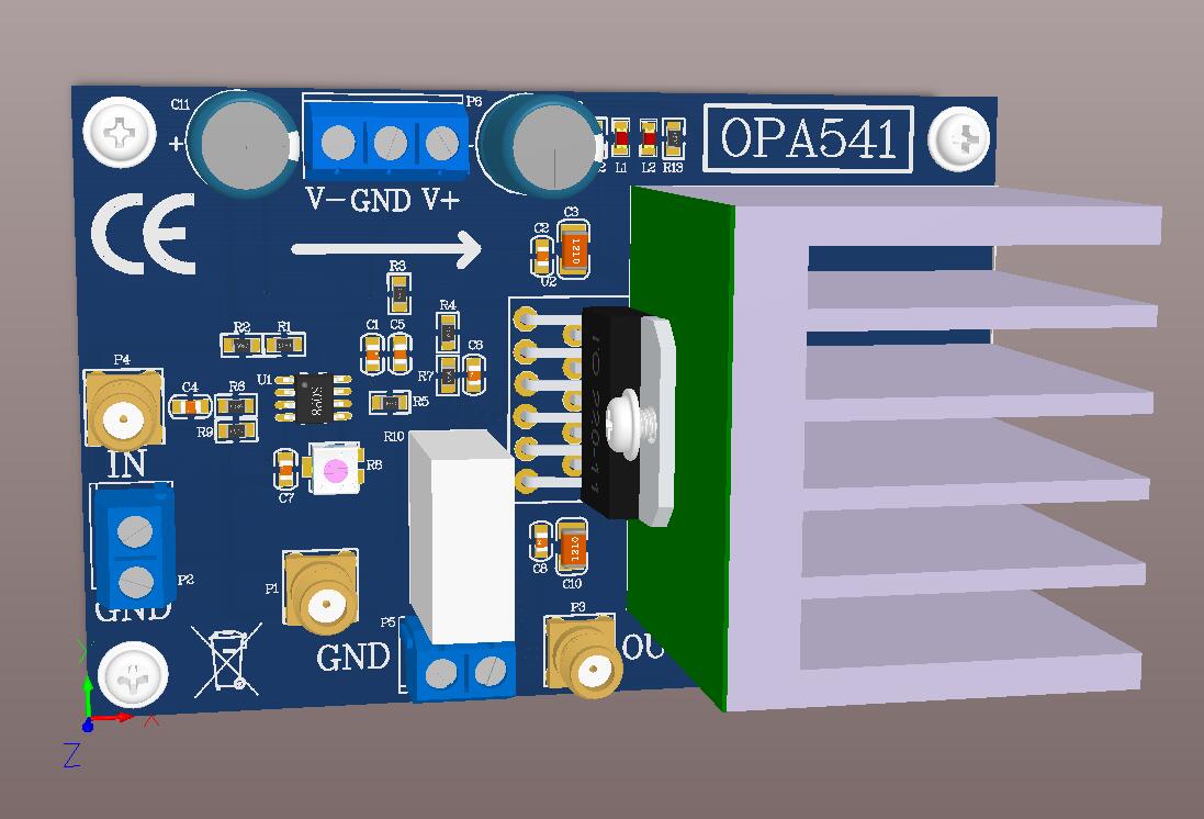 OPA541 功率放大器 音频放大器 高电压大电流 电机功率驱动 原理图PCB-CSDN博客