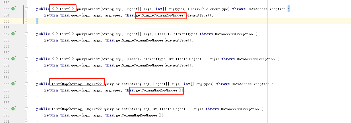 Jdbctemplate中query、queryForObject、queryForList、queryForMap方法使用_queryforobject怎么用-CSDN博客