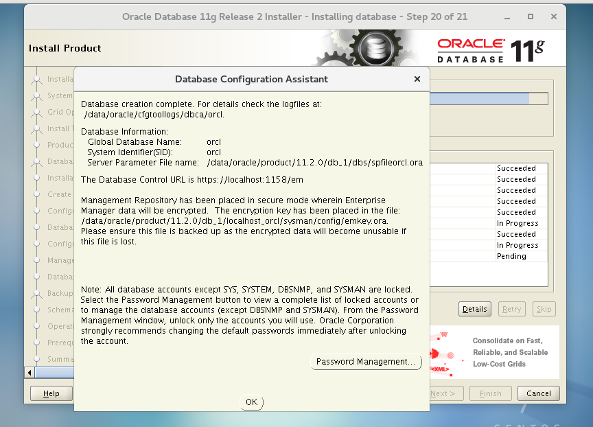 Centos7离线情况下安装Oracle11g_centos7离线安装oracle11g_honcur520的博客-CSDN博客