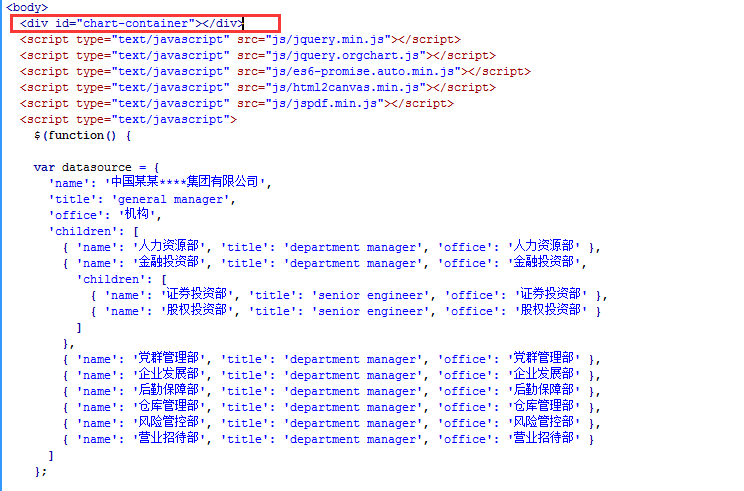 使用orgcharts实现组织结构图，支持导出、缩放。_orgchart.js 导出的图片比例失调-CSDN博客