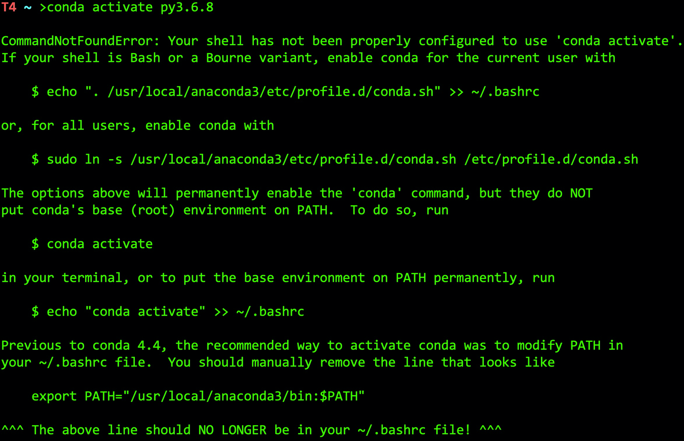 利用命令别名(alias)减少conda 激活、去激活虚拟环境命令长度_alias conda-CSDN博客