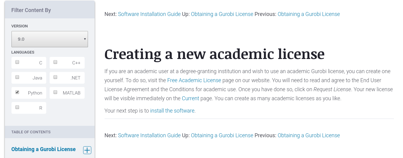 Gurobi Optimizer的安装教程-CSDN博客