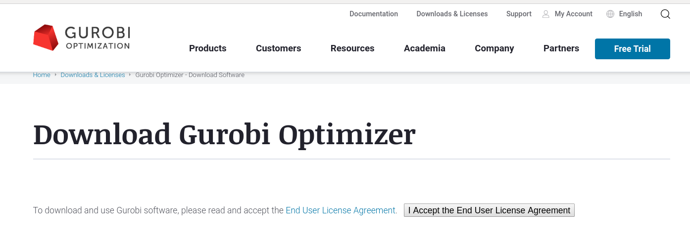 Gurobi Optimizer的安装教程-CSDN博客