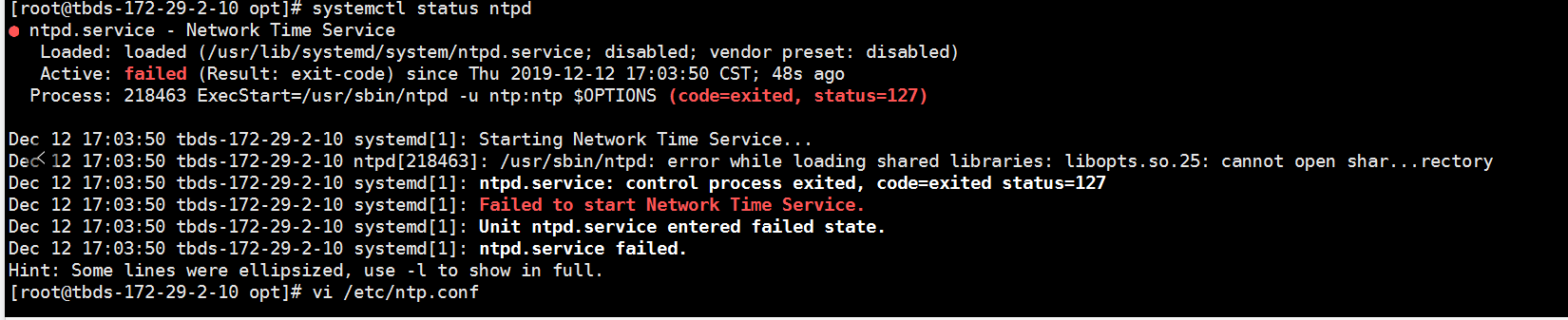 搭建ntp服务，启动报错，解决办法_unable to bind to wildcard address 0.0.0.0 - anoth-CSDN博客