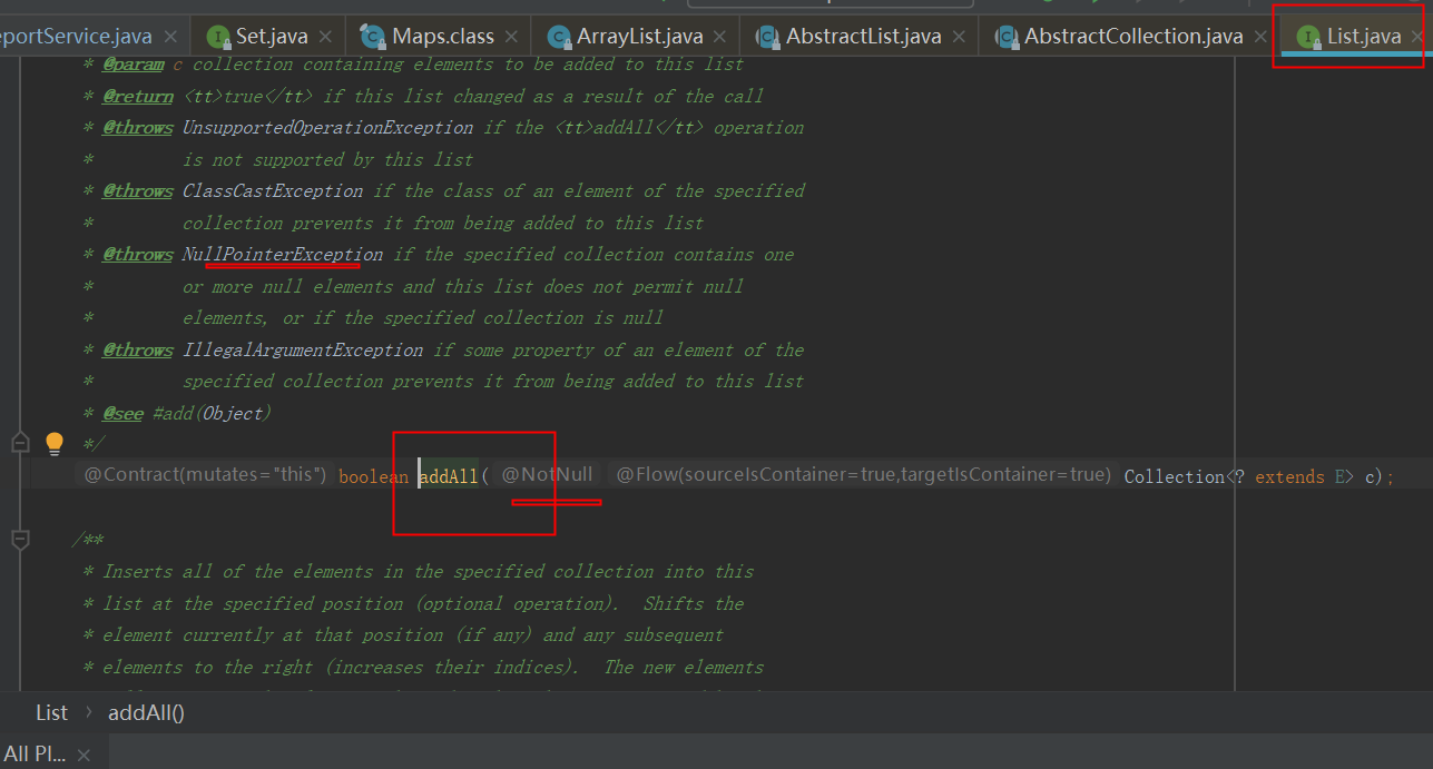 java collection addAll 操作需要非空判断_list.addall需要空值判断吗-CSDN博客
