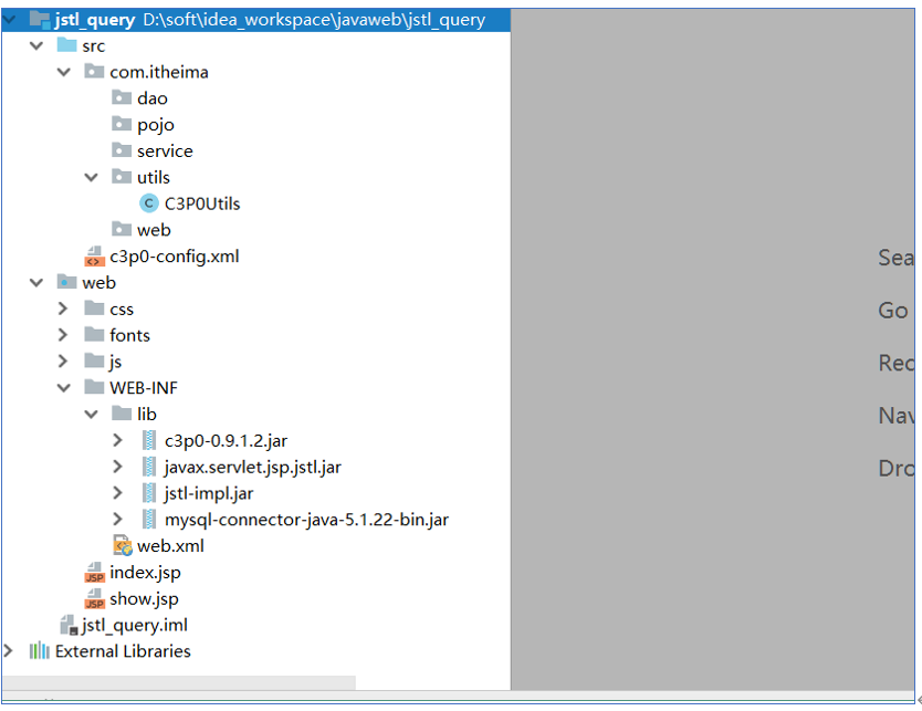 java【tomcat+servlet+jsp+jstl+mysql】实现用户表全查询案例_jsp servlet jdbc mysql查询示列-CSDN博客