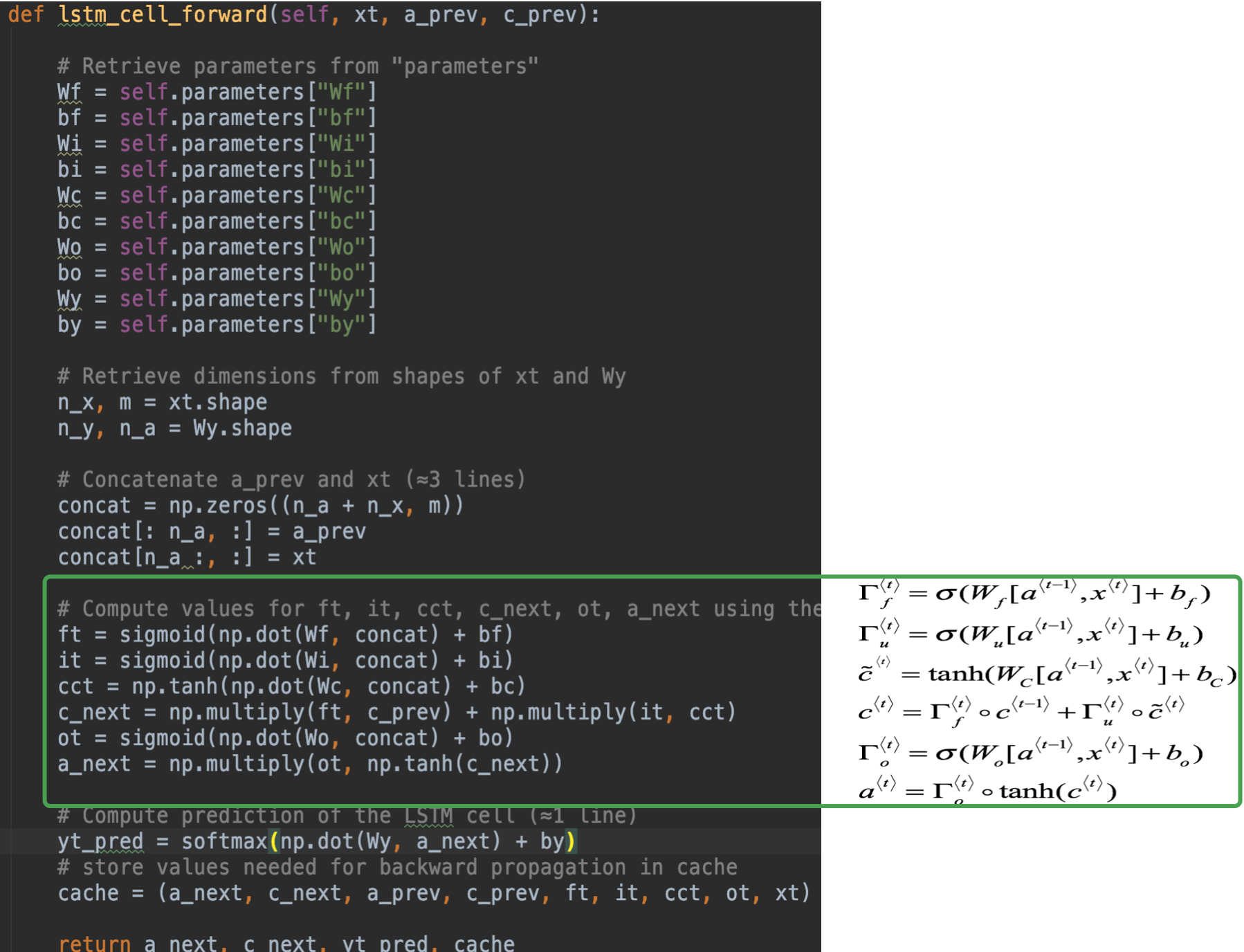 深度学习笔记(13.numpy实现LSTM)_lstm numpy实现-CSDN博客