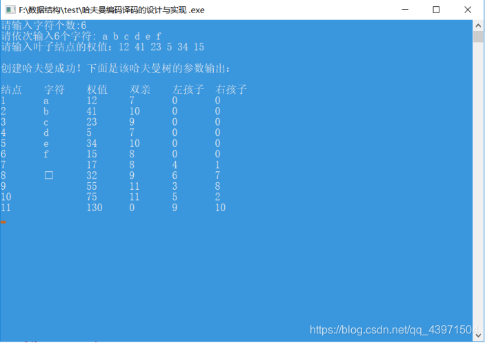 【数据结构课程设计】哈夫曼编码译码的设计与实现数据结构课程设计哈夫曼编码 Csdn博客