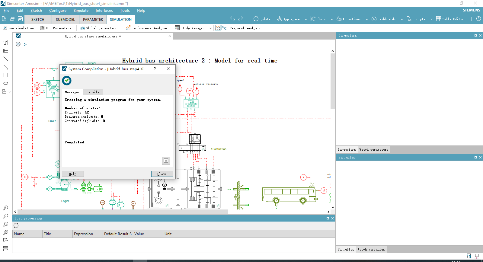 Simcenter Amesim 2019.1与Matlab/simulink联合仿真-环境配置与例程联合仿真_simulink,amesim,adams联合仿真版本-CSDN博客
