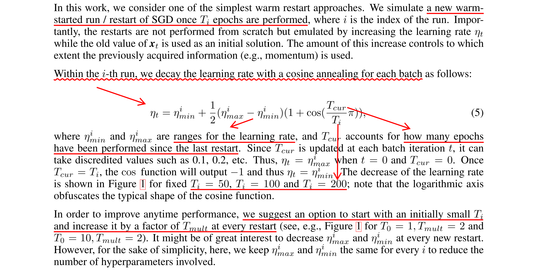 Learning rate planning-Cosine Annealing and WarmRestart principle and ...