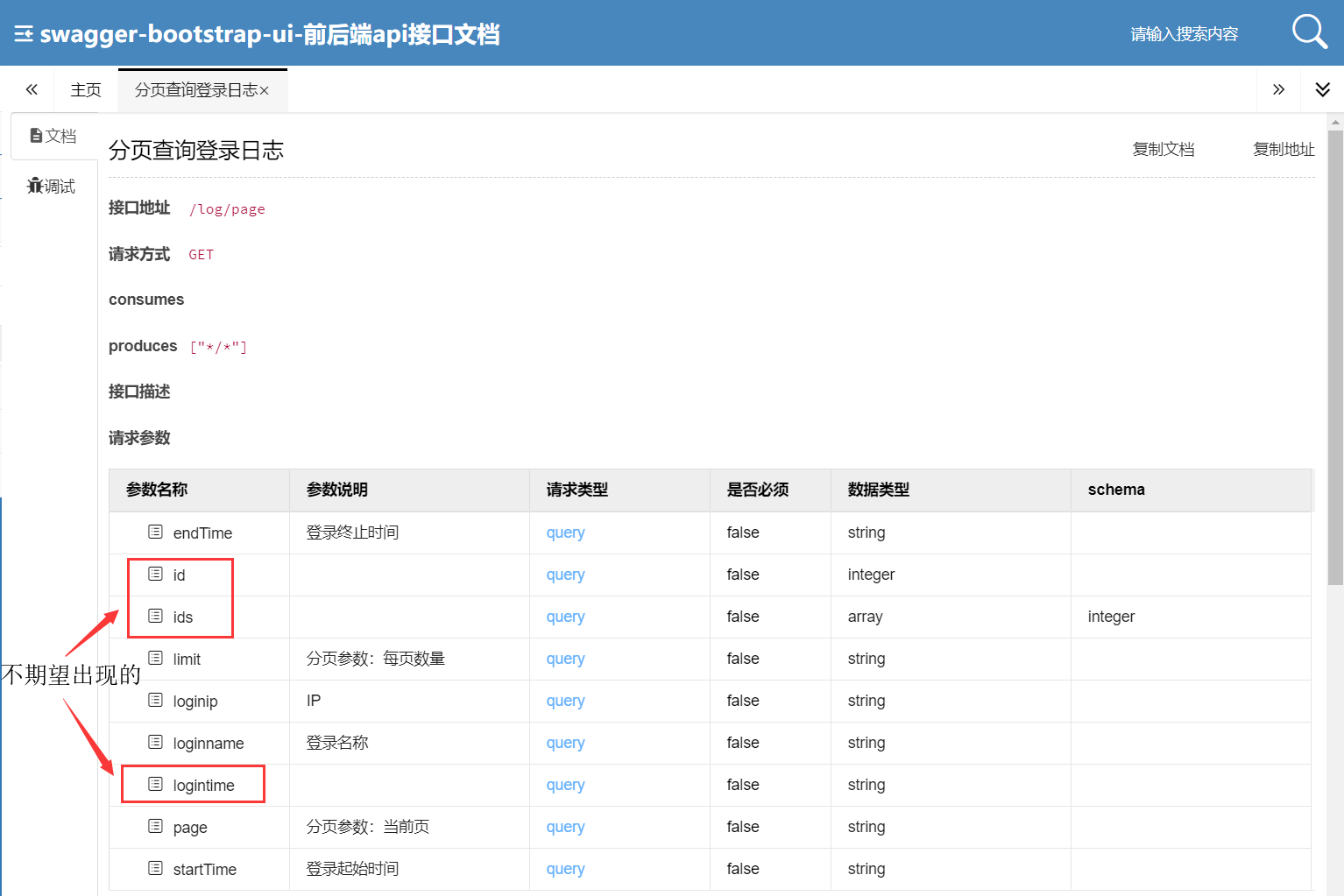 Swagger 忽略某些参数，使其不出现在接口文档中swagger 忽略参数 Csdn博客 