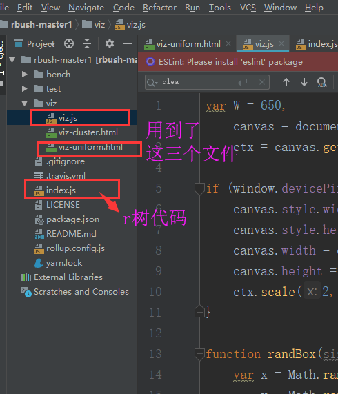 openlayers中使用rBush(R树）来存放要素等信息，本文修改了一点其中的rbush源码中的demo，使用canvas画出了insert和delete操作（建立树和删除树中数据）-CSDN博客