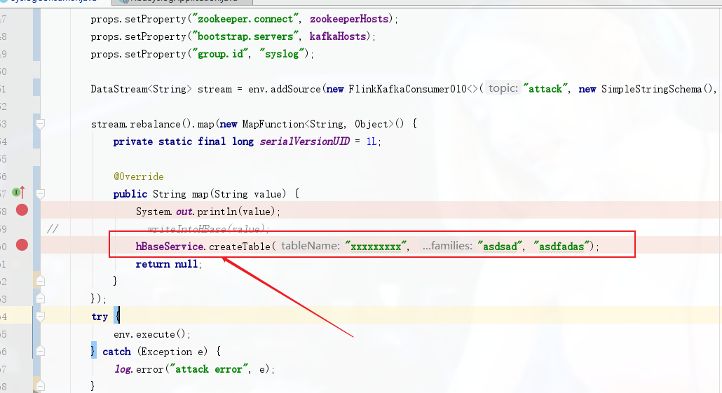 HBase Flink | InvalidProgramException: The implementation of the MapFunction is not serializable ...