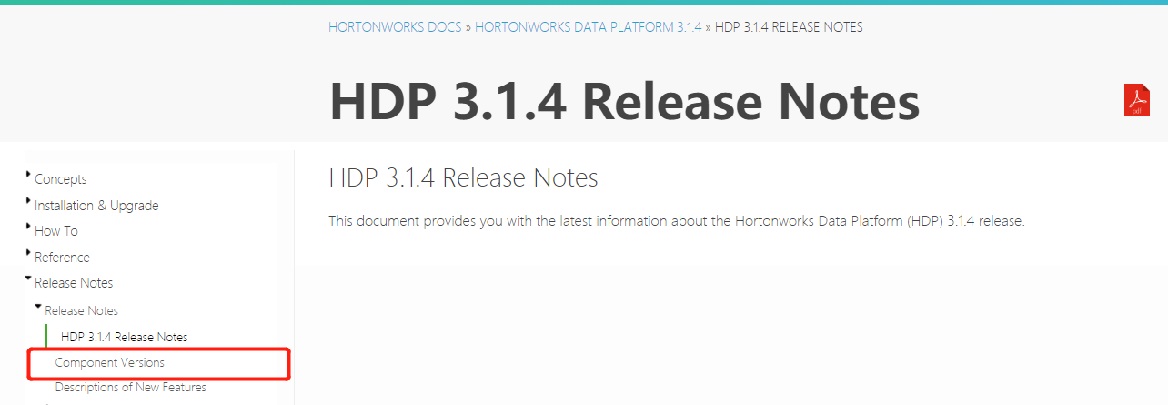 如何查看HDP各个组件的版本信息？_hdp3 支持各组件版本-CSDN博客