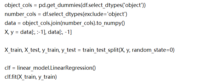 sklearn linear regression - Programmer Sought