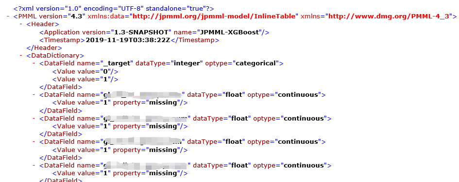 missing参数导致：xgboost转为pmml格式后与刚训练好的模型预测结果不一致 建模填坑系列 001_onnx xgboost模型missing参数-CSDN博客