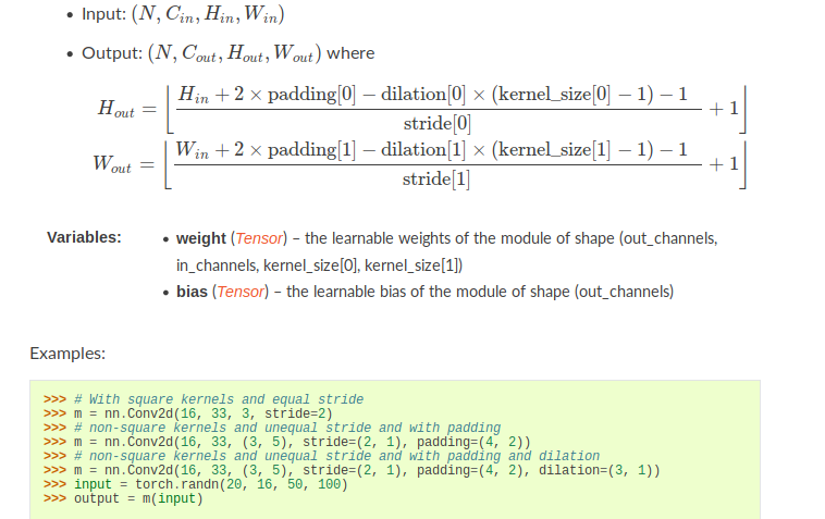 pytorch nn.conv2d的各个参数_stride=3, padding=1-CSDN博客