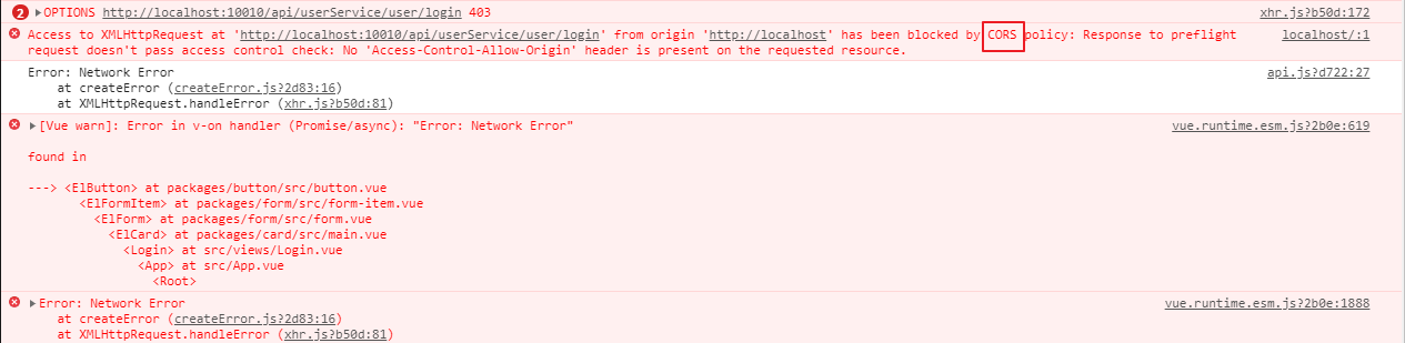 from origin ‘http://localhost‘ has been blocked by CORS policy 跨域问题-CSDN博客