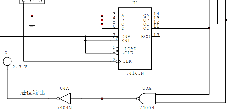 试用74LS161和必要的门电路实现11进制计数器(要求用同步置数法实现)_十一进制计数器-CSDN博客