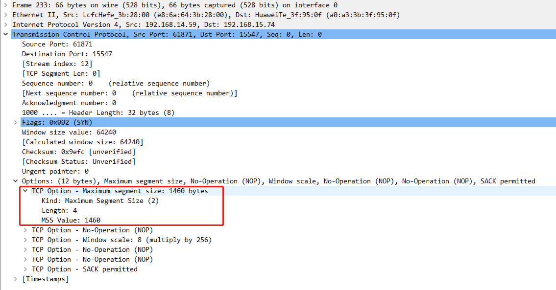 Tcp三 Mtumss Csdn博客 