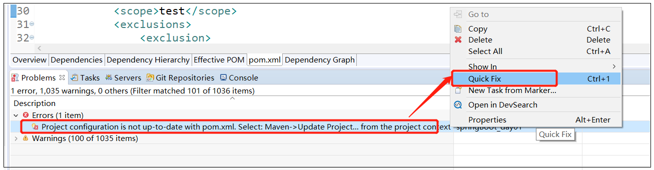 Myeclipse创建maven工程pomxml文件第一行报错myesclipse的pomxml Csdn博客 