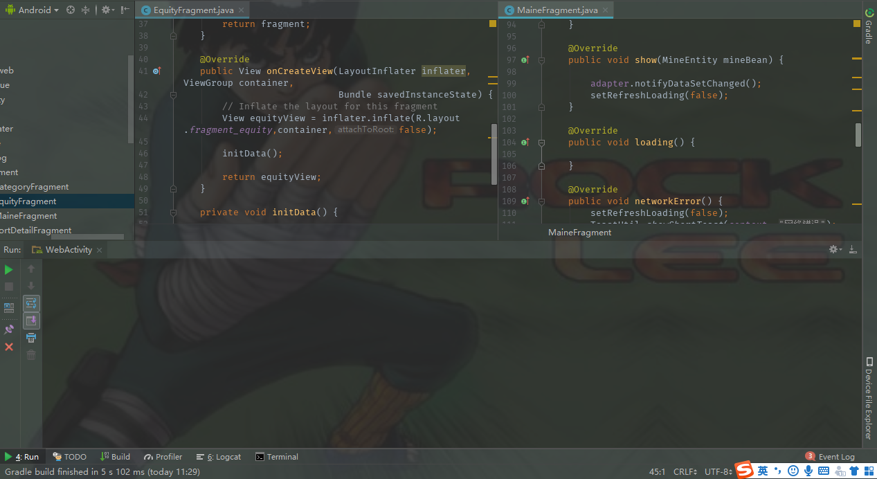 android studio java文件分屏显示_androidstudio的split怎么设置在右边-CSDN博客