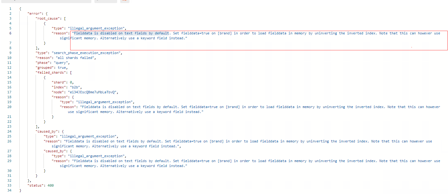 Fielddata is disabled on text fields by default_fieldata is disabled on text fields by default ...