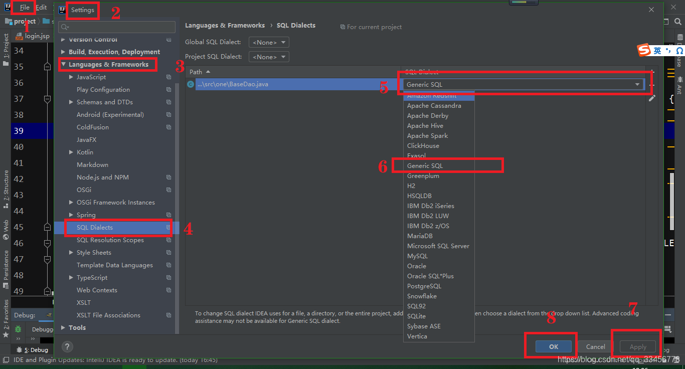 Idea Sql语句报错invalid Or Incomplete Statement Expected One Of Th Csdn博客