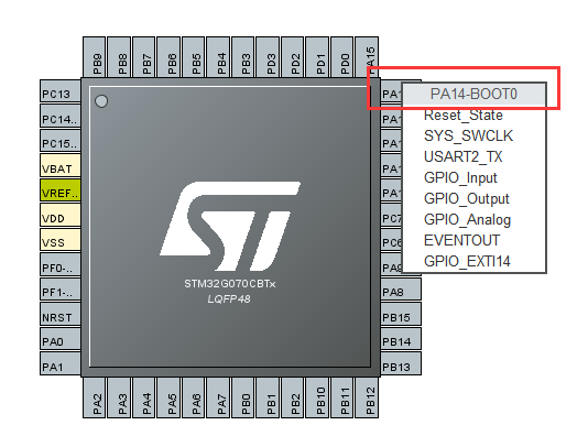 STM32G0和STM32G4 如何把BOOT0当作通用GPIO使用_stm32g070boot引脚和swd重复-CSDN博客