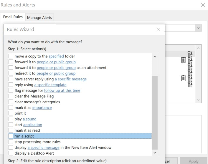 如何在Outlook 2019/Office 365中运行VBA脚本邮件规则_outlook如何运行vb脚本-CSDN博客