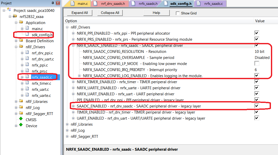 Nordic nRF5 SDK 学习笔记之十三, SAADC_nrf52382 adc saadc config oversample sample period-CSDN博客