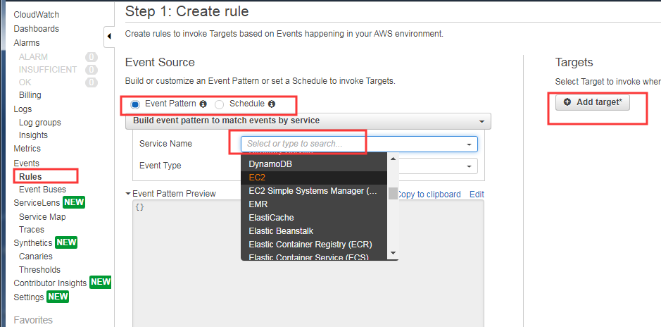 AWS---Cloudwatch、SNS_aws event rule sns-CSDN博客