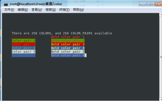 【C】【Linux】利用C curses函数库进行终端彩色显示_curses库不支持颜色-CSDN博客