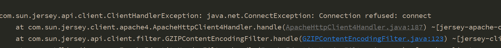 Eureka注册服务报错：com.sun.jersey.api.client.ClientHandlerException_eureka客户端注册提示com.sun.jersey.api ...