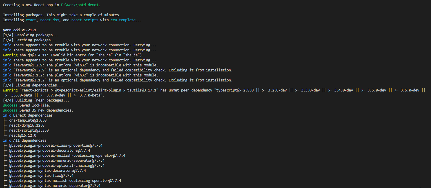 React Antdesign学习系列之《搭建react Antdesign框架》 React Antdesign Element Csdn博客