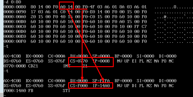 8086的内中断典型如int 21h的分析_执行上述程序的最后一条指令“int 21h”以后,cpu在做什么?-CSDN博客
