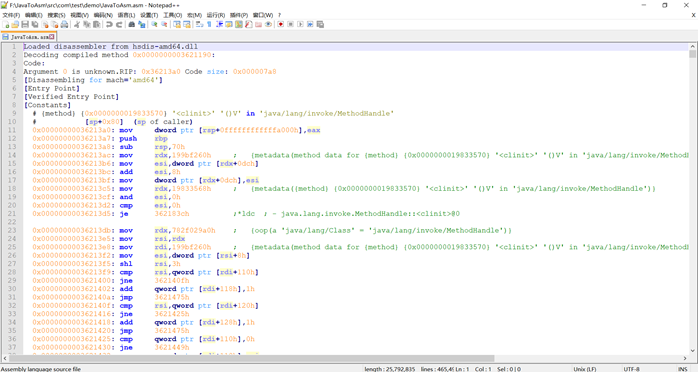 Java转换成汇编asm程序_java转asm方法-CSDN博客