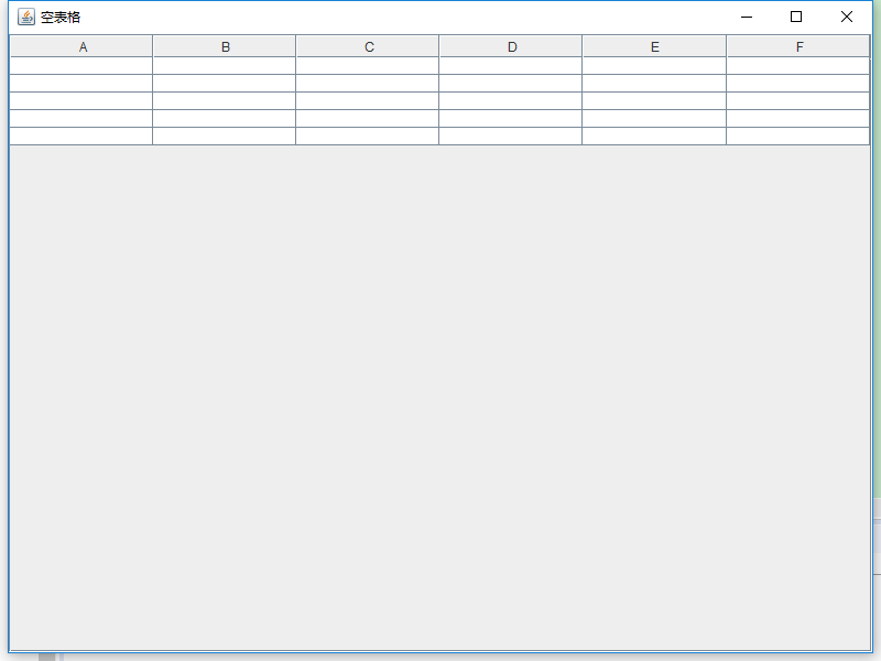 Swing 表格（jtable）的使用 Csdn博客 