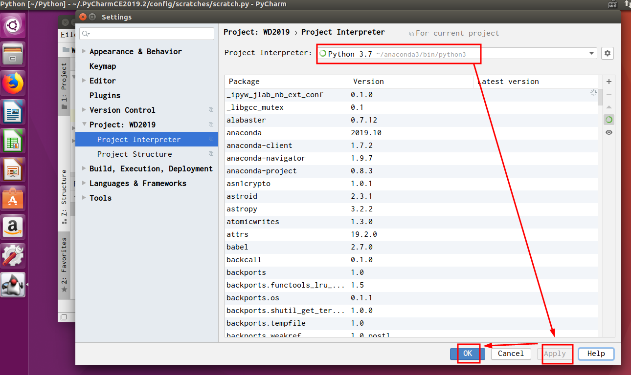 Ubuntu：Ubuntu系统下在pycharm软件内配置anaconda环境(一张图轻松搞定！)_一个处女座的程序猿-CSDN博客