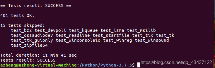 Ubuntu安装python375附加更新python默认指向为python37 Csdn博客