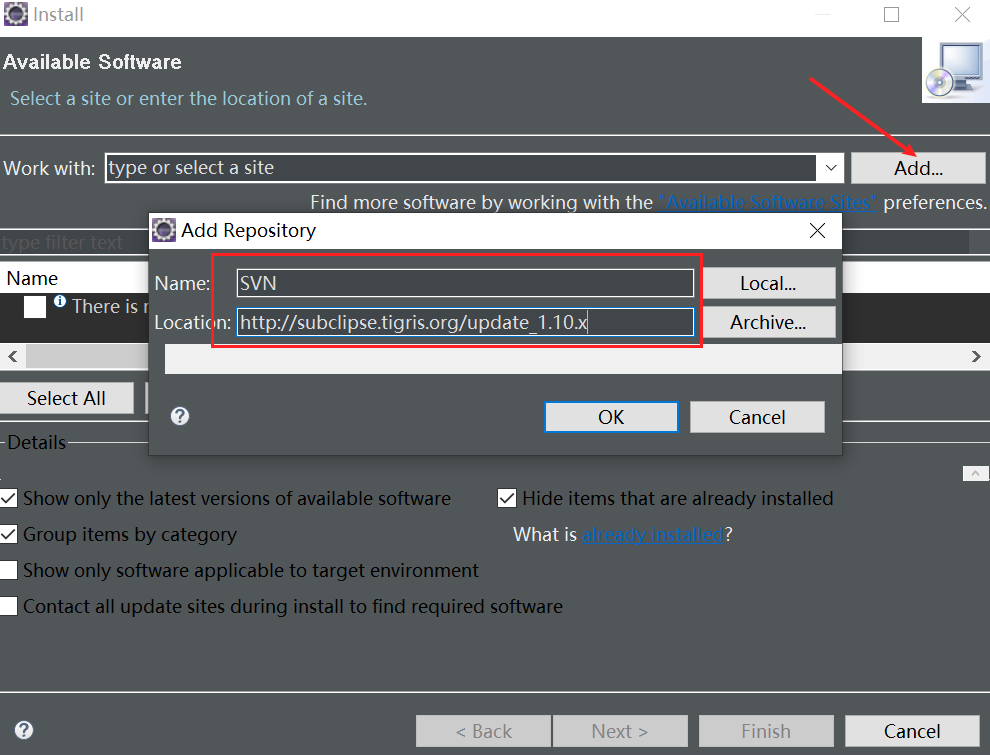 eclipse 4.16.0中安装SVN插件和svn连接器_eclipse4.16安装svn-CSDN博客