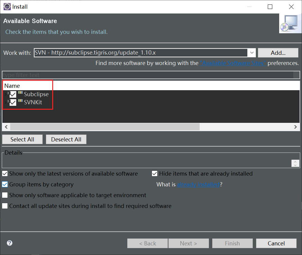 eclipse 4.16.0中安装SVN插件和svn连接器_eclipse4.16安装svn-CSDN博客
