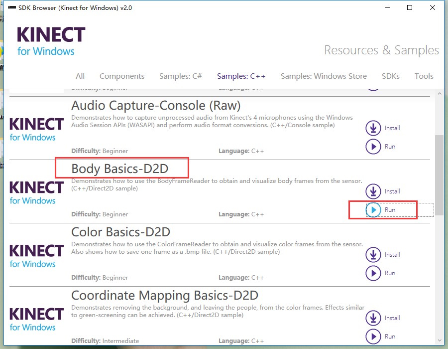 Kinect for Windows SDK 2.0的使用_kinect2.0 sdk使用教程-CSDN博客
