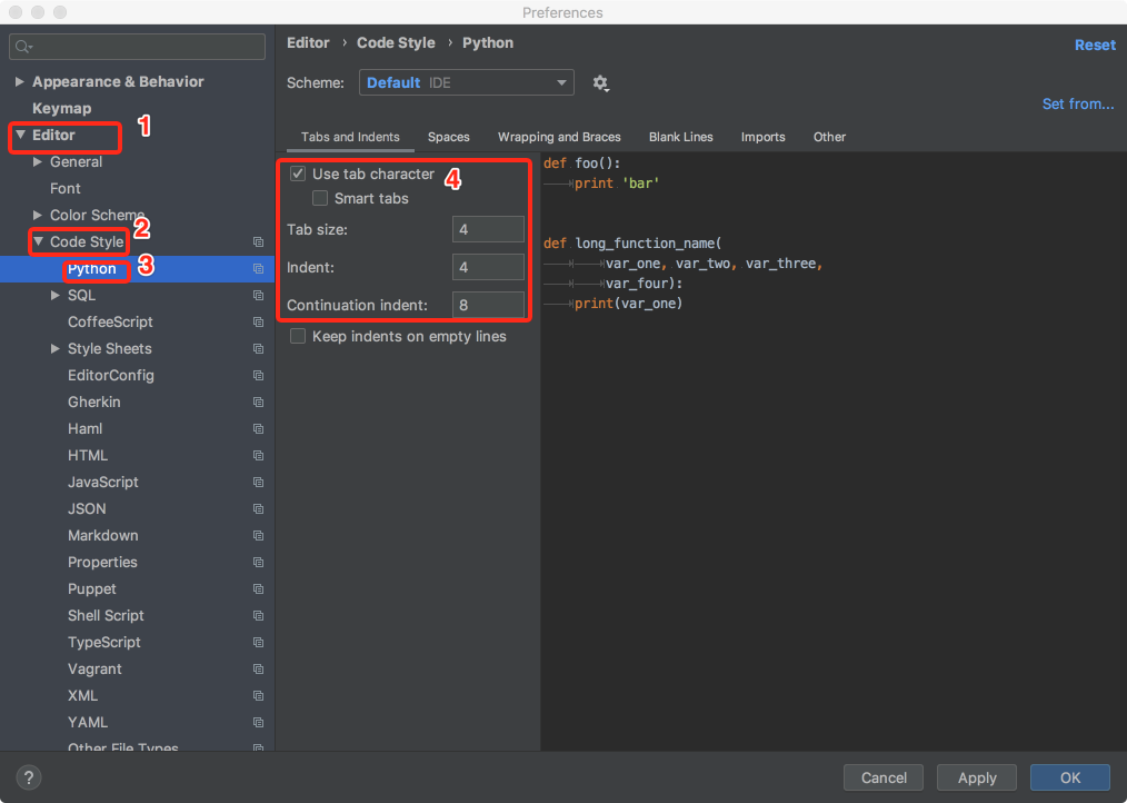 How IntelliJ Idea sets tab to 4 spaces - Programmer Sought