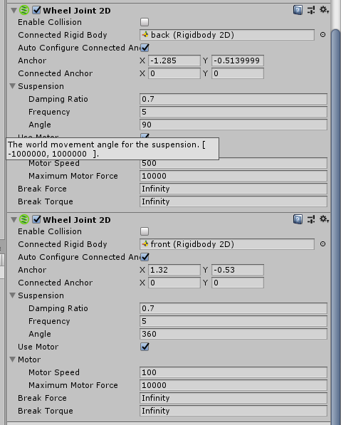 unity2d实现车随轮子转动而移动（Wheel Joint 2D组件理解）-CSDN博客