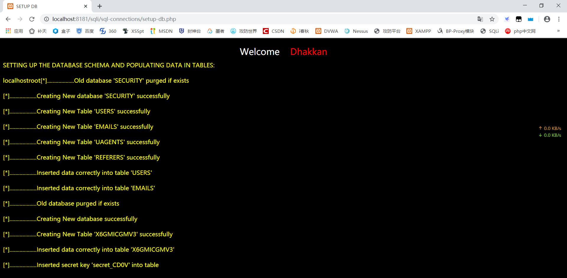 XAMPP下搭建sqli-labs（php7）_xampp搭建sqli-lab-CSDN博客